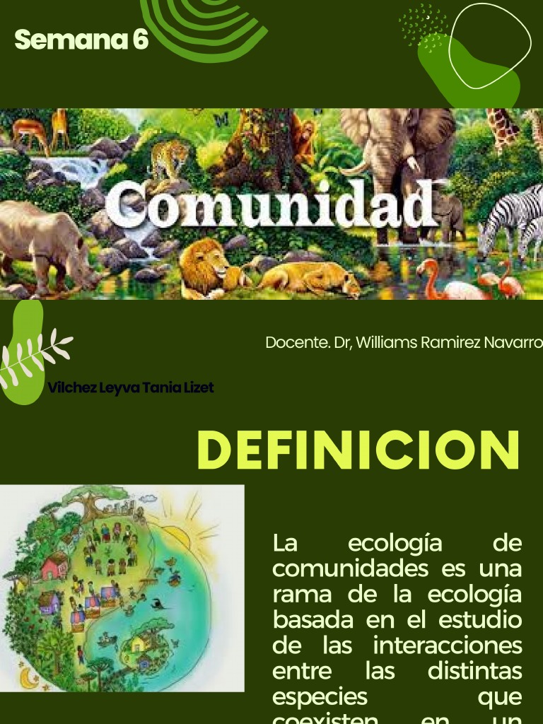 Comunidad PPT Ecologia | PDF