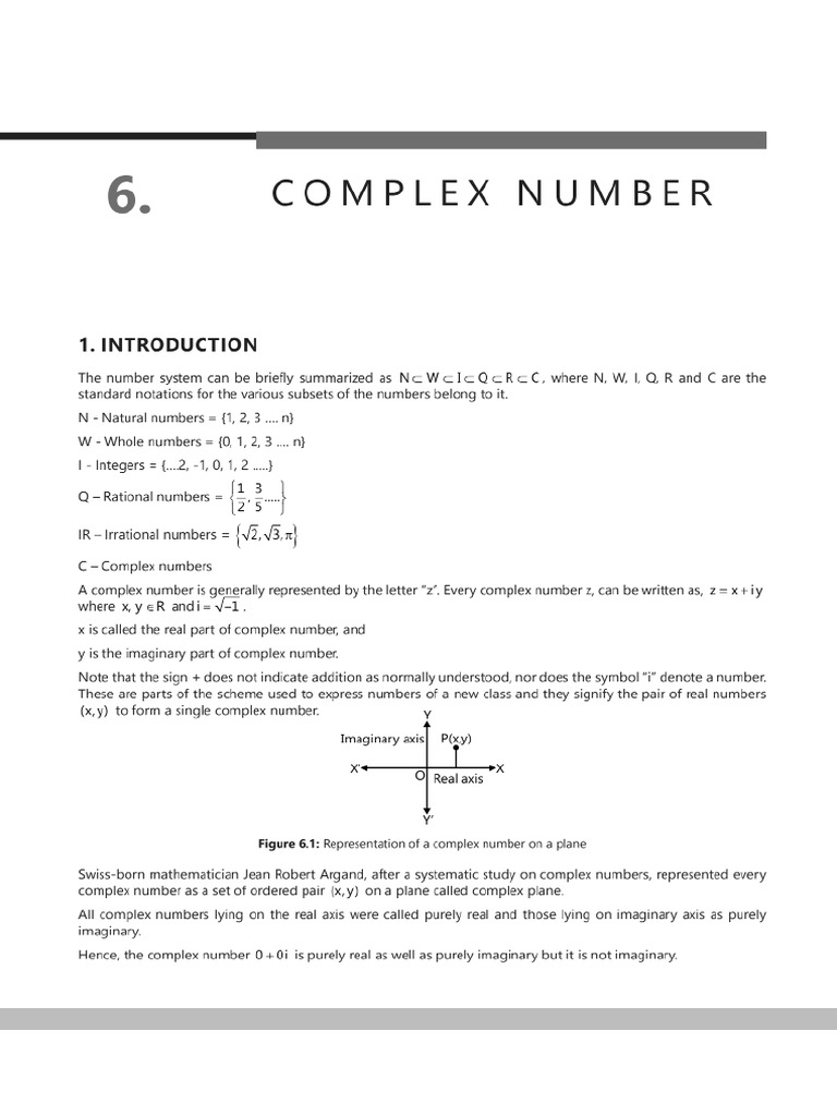 Complex Number | PDF