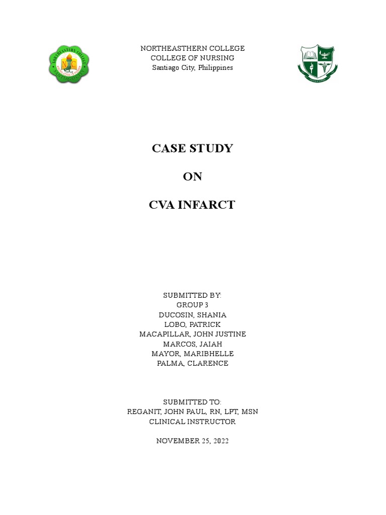 Case Study of Cva Final | Download Free PDF | Central Nervous System | Brainstem