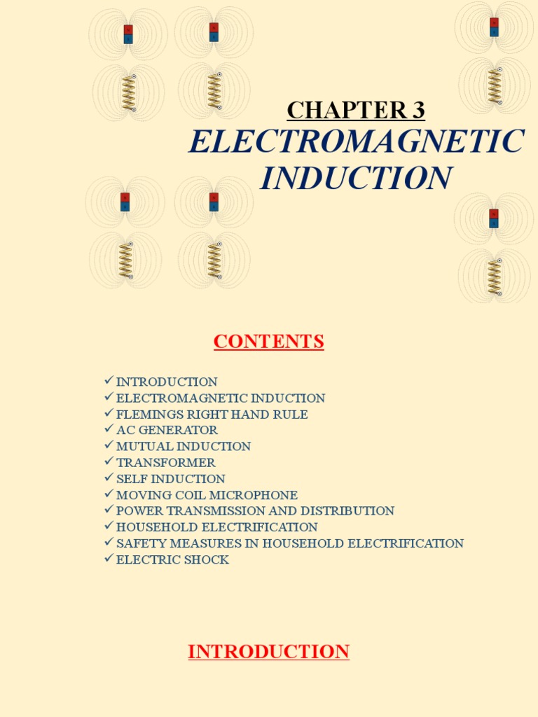 EMI Chapter 3 Guide | PDF | Electromagnetic Induction | Inductor