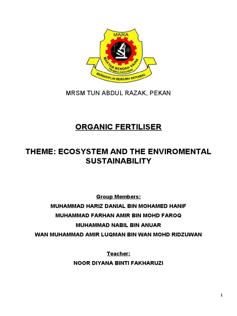 PBL Folio Bio Ygy | PDF | Fertilizer | Plants