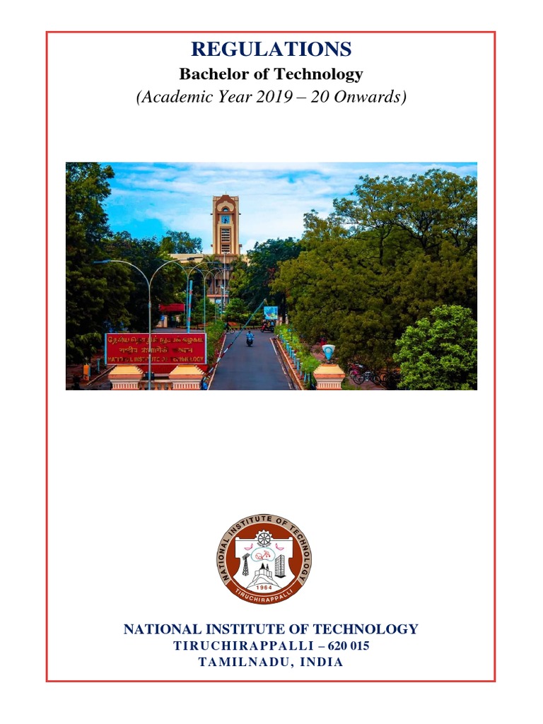 BTech Regulations 2019 | PDF | Course Credit | Engineering