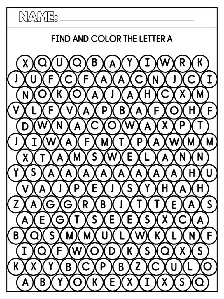2 - Uppercase Color by Letter Worksheets A-Z - Alphabet Recognition ...
