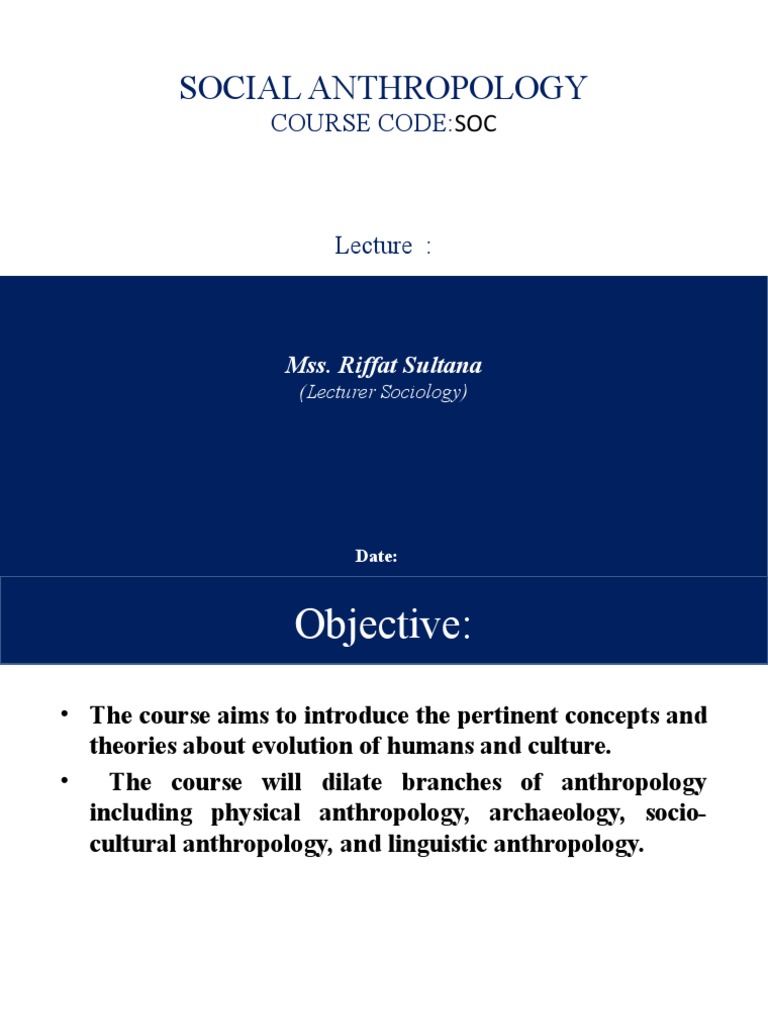 Social Anthropology | PDF | Anthropology | Biological Anthropology Social Anthropology | PDF | Anthropology | Biological Anthropology