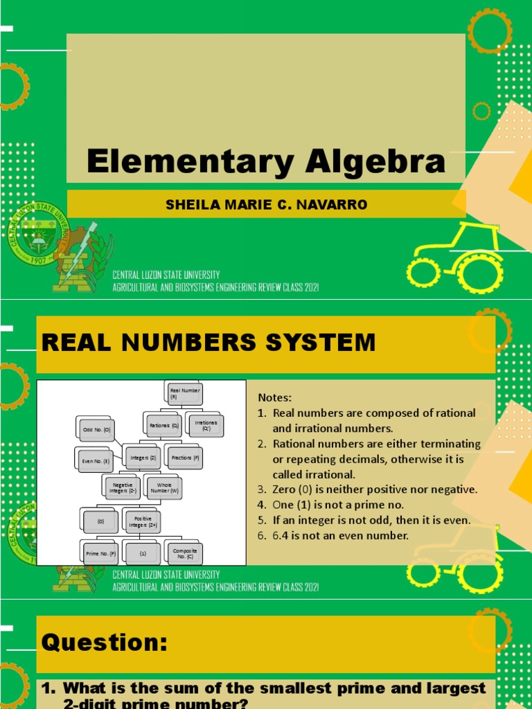 Algebra PPT Updated | PDF
