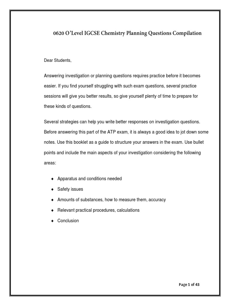 Practical Paper 4questions - 1 PDF | PDF | Hydrogen Peroxide | Solubility