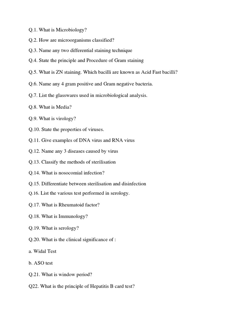 Microbiology and Immunology Test Guide | PDF | Antibody | Bacteria