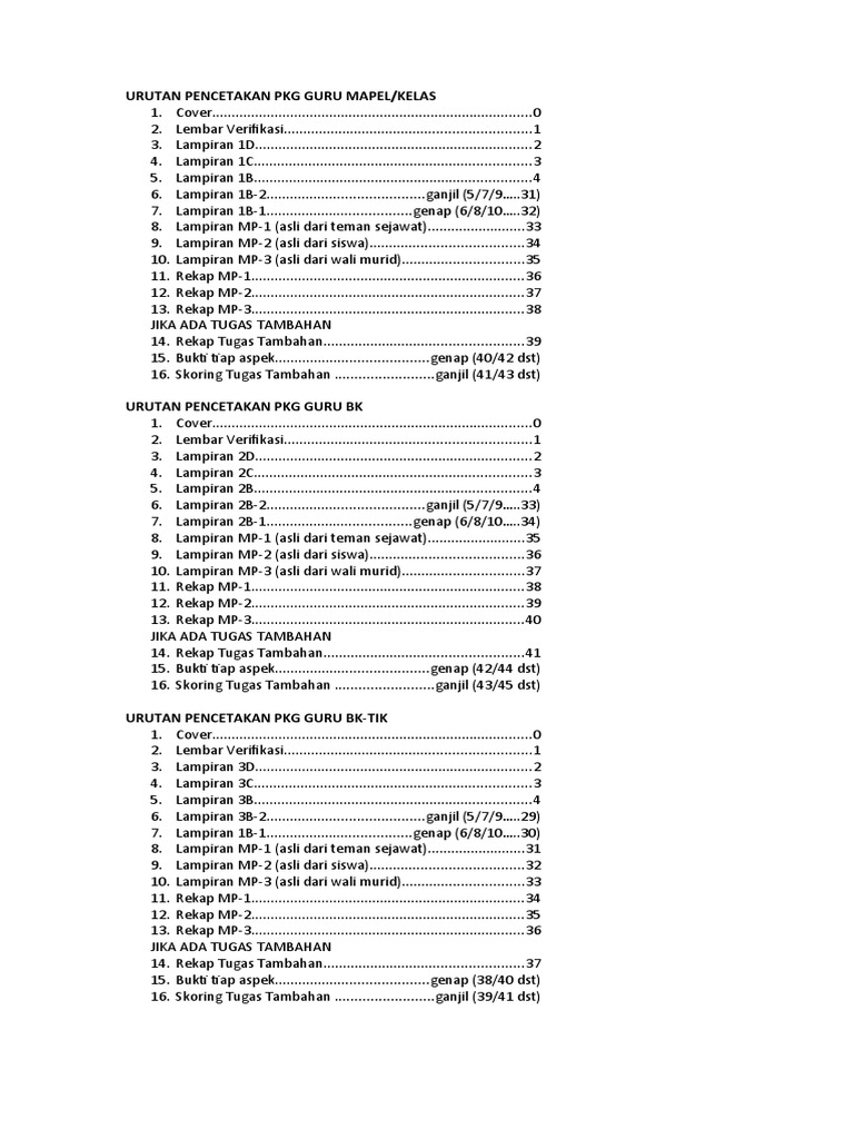 Urutan Pencetakan PKG | PDF | Komputer | Teknologi & Rekayasa