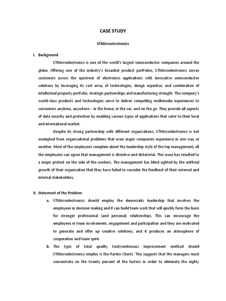 TQM Case Study 2 | PDF | Iso 9000 | Leadership