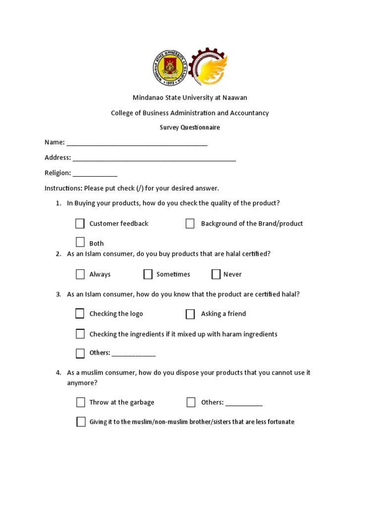 Halal SURVEY | PDF | Brand | Marketing