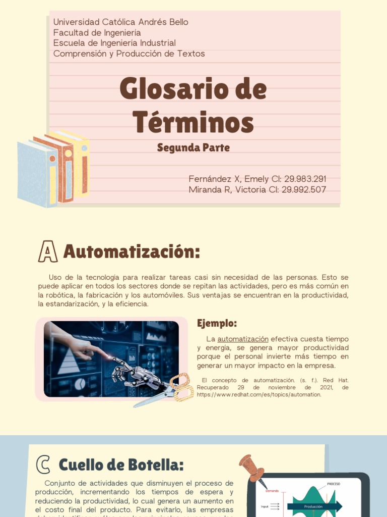 Glosario de Términos | PDF