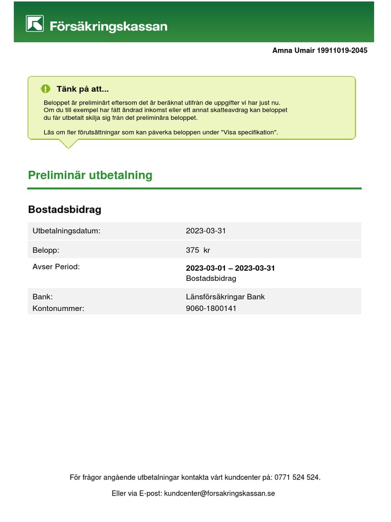 5096 Ansok Om Bostadsbidrag PDF | PDF