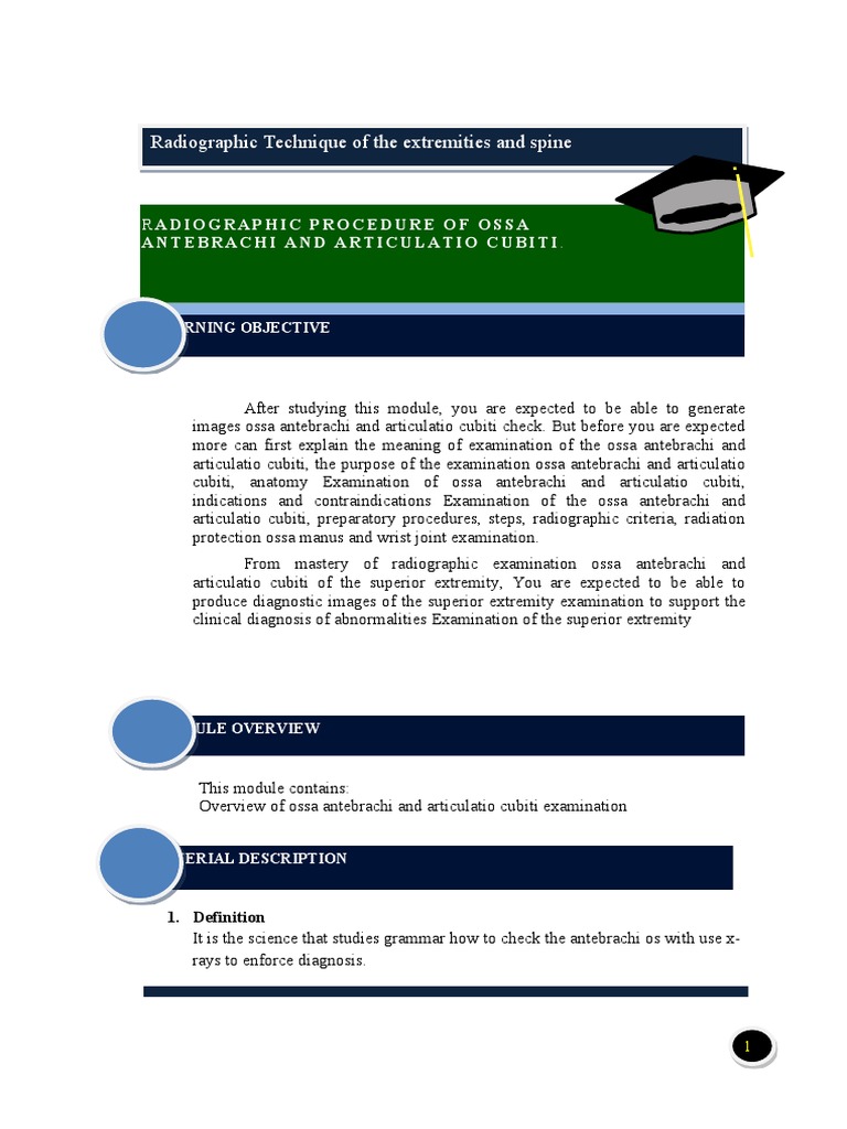 MODUL ANTEBRACHI AND ELBOW.docx | PDF | Elbow | Human Anatomy