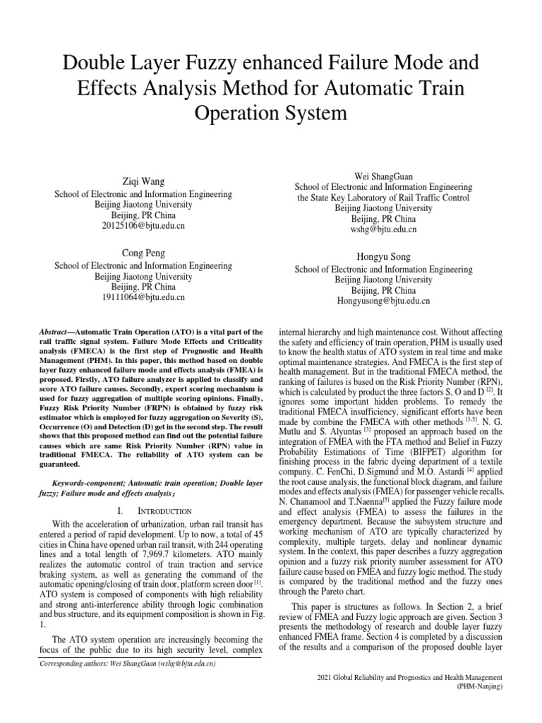 Dual-Fuzzy enhanced Failure Mode and Effects Analysis Method for ... Dual-Fuzzy enhanced Failure Mode and Effects Analysis Method for ...