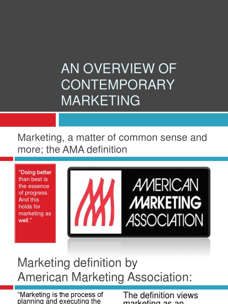 Contemporary Marketing | PDF | Marketing | Market (Economics)