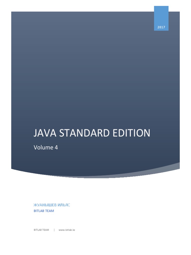 Java Standard Edition Bitlab | PDF