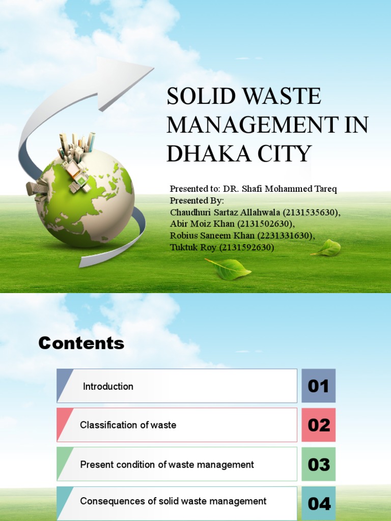 Solid Waste Management in Dhaka City | PDF | Waste | Waste Management