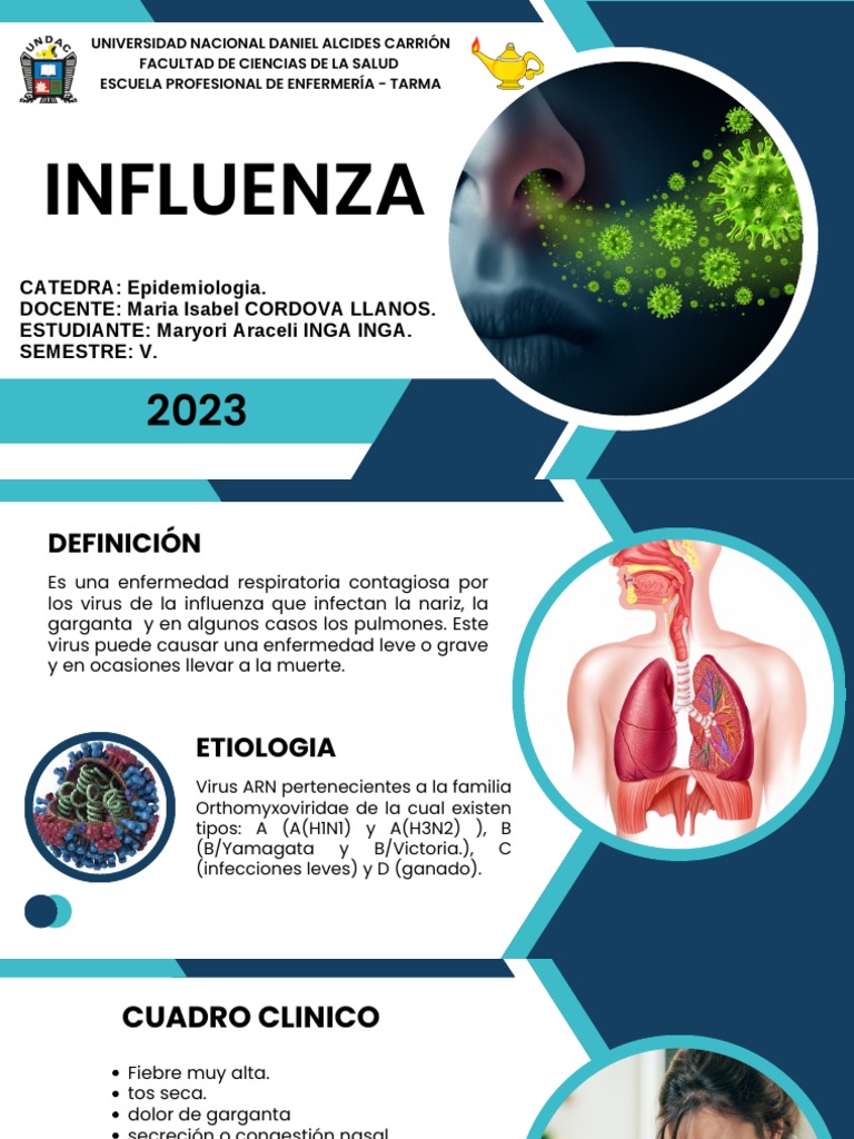 Influenza: Síntomas y Tratamientos | PDF | Influenza | Epidemiología
