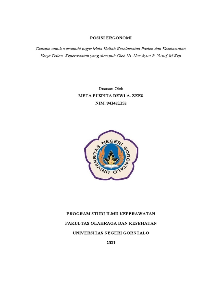 Posisi Ergonomi | PDF