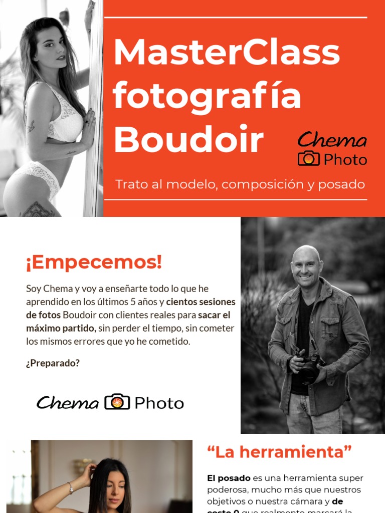 MasterClass Fotografía Boudoir | PDF | Imagen | Óptica