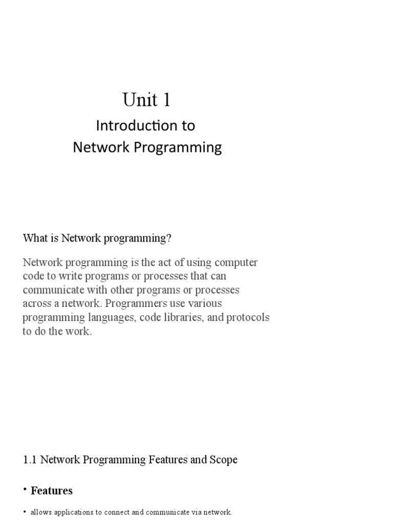 Network Programming | PDF | Uniform Resource Identifier | I Pv6