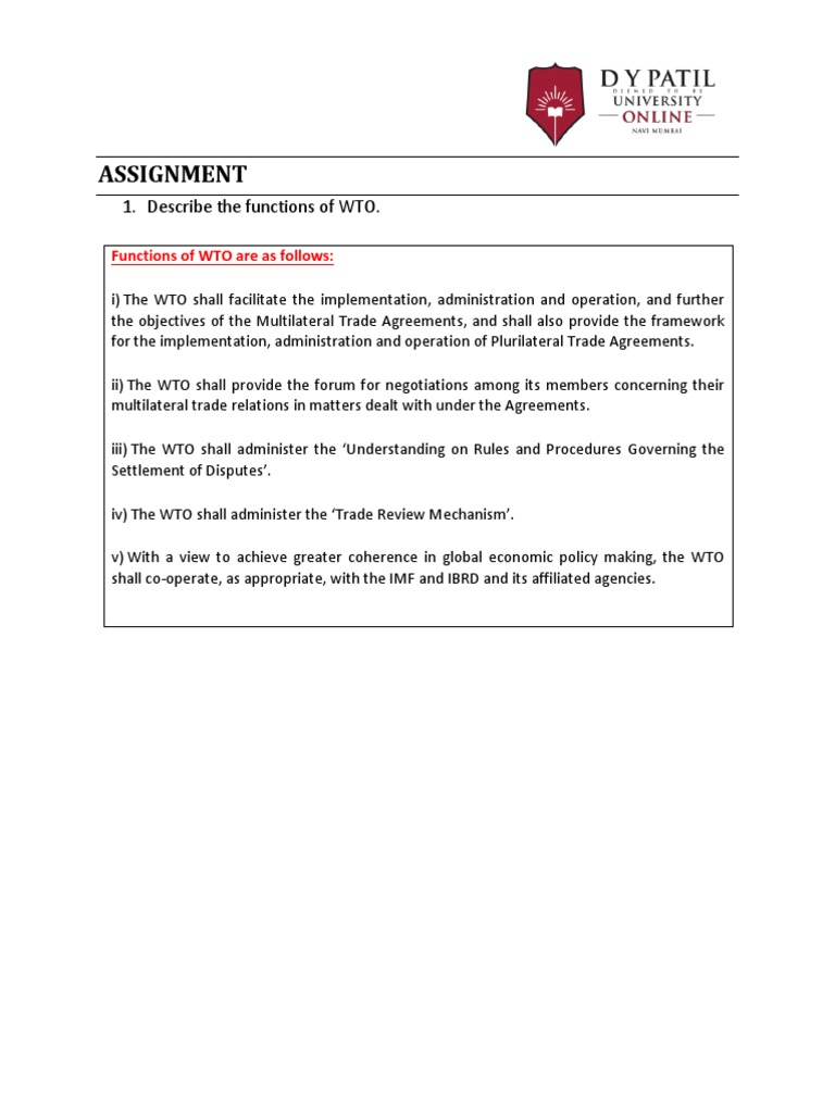 Gbe Unit 5 | PDF | International Monetary Fund | World Trade Organization