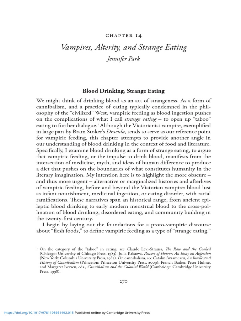 Vampiric Feeding and Strange Eating | PDF | Vampires | Epilepsy