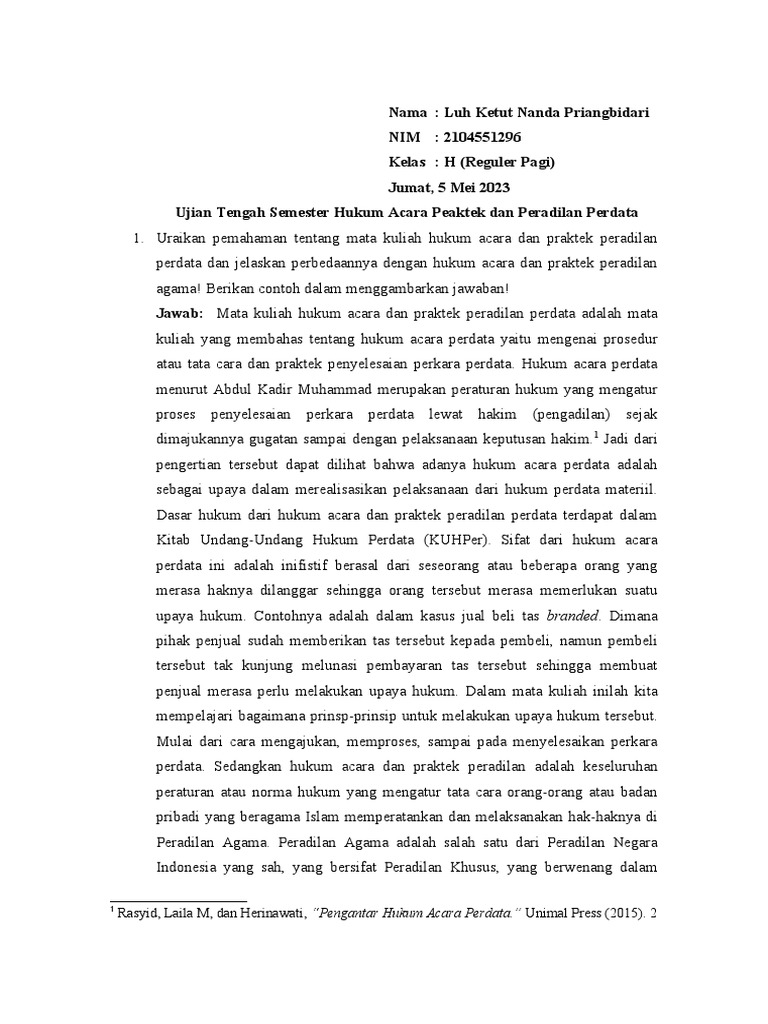 Luh Ketut Nanda Priangbidari | PDF