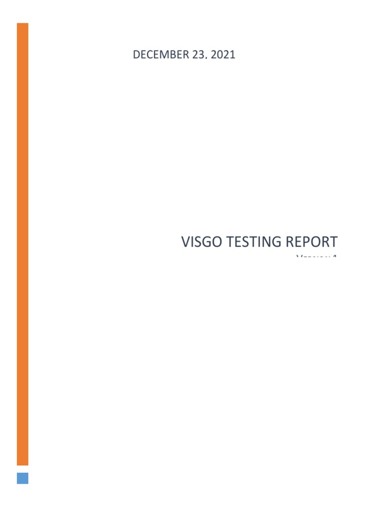 Visgo Testing Report-2 | PDF | Ios | I Phone