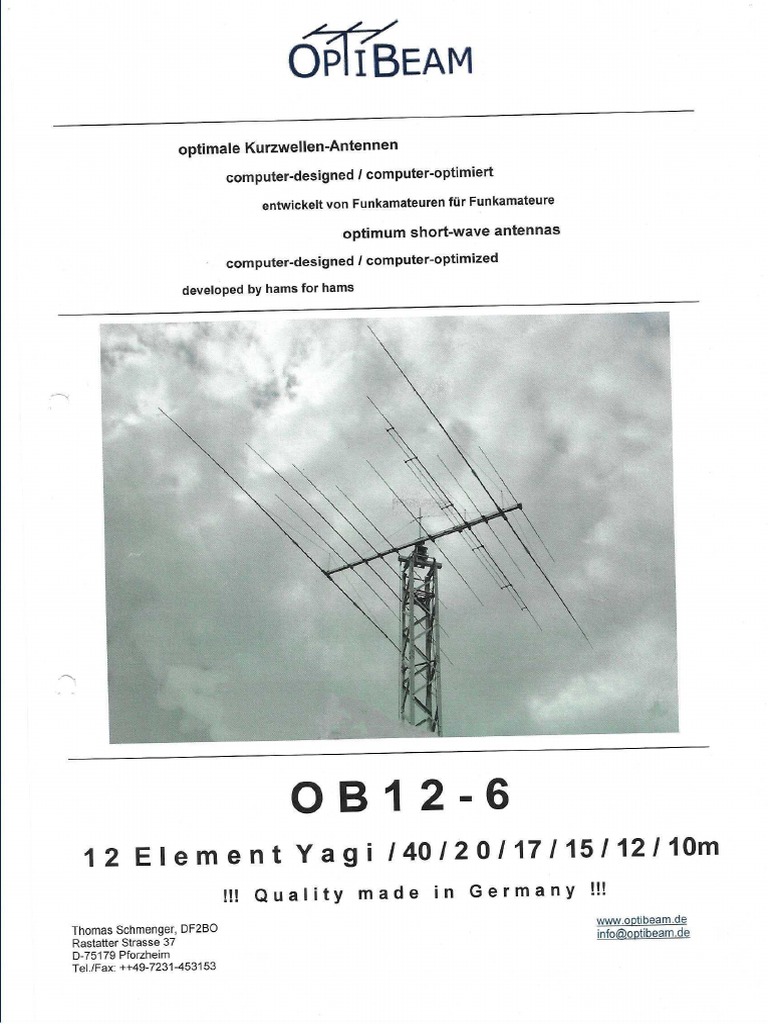 OptiBeam OB12 6 P | PDF