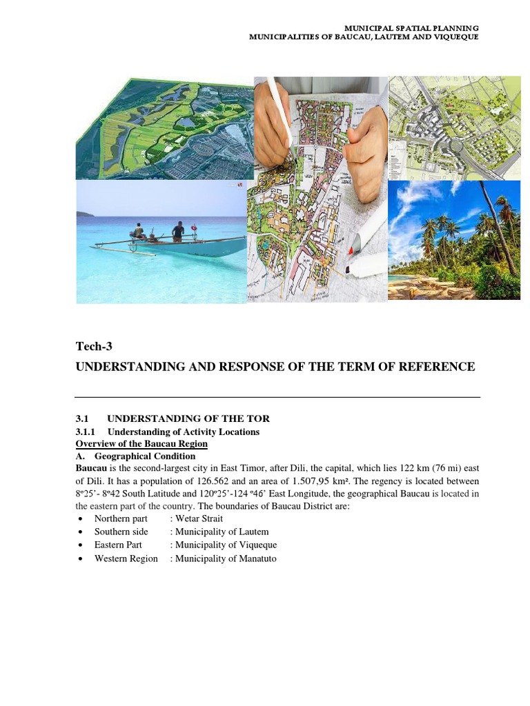 Tech-3 - Understanding & Response of The Term of Reference | PDF