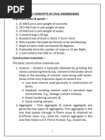 Civil Engineering Basics for Freshers | PDF