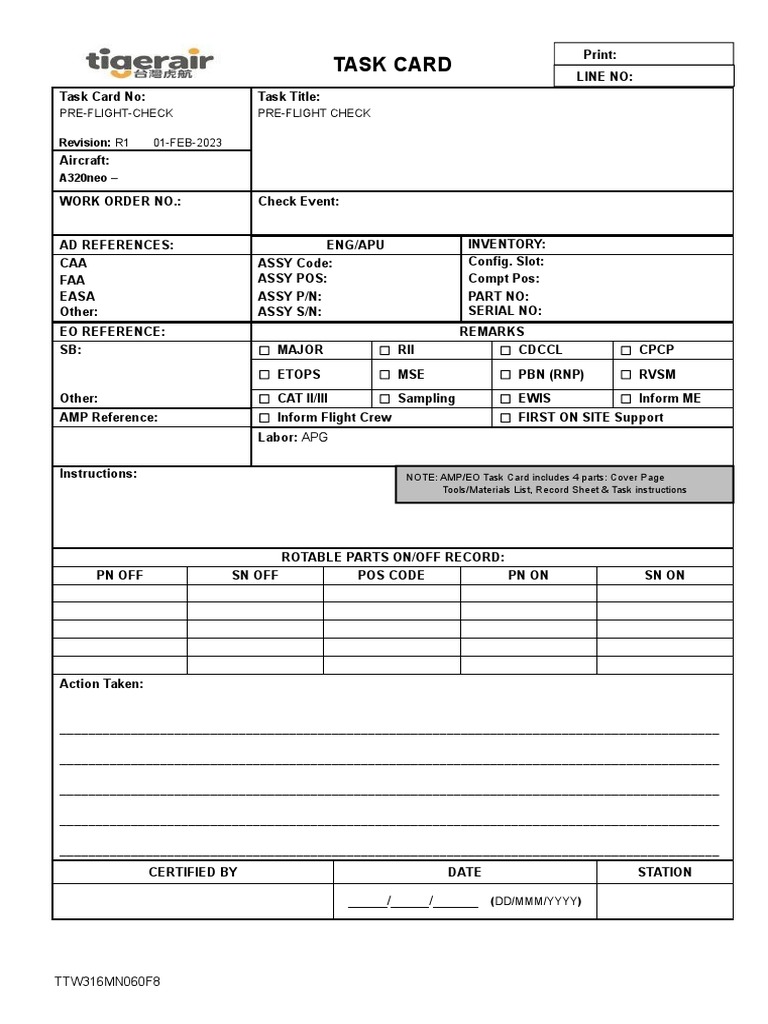 Neo-Pre-Flight-Check R1 PDF | PDF | Landing Gear | Transport