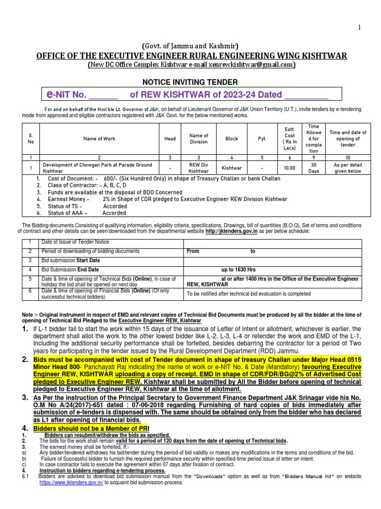 Nit No 01 | PDF | Guarantee | Prices