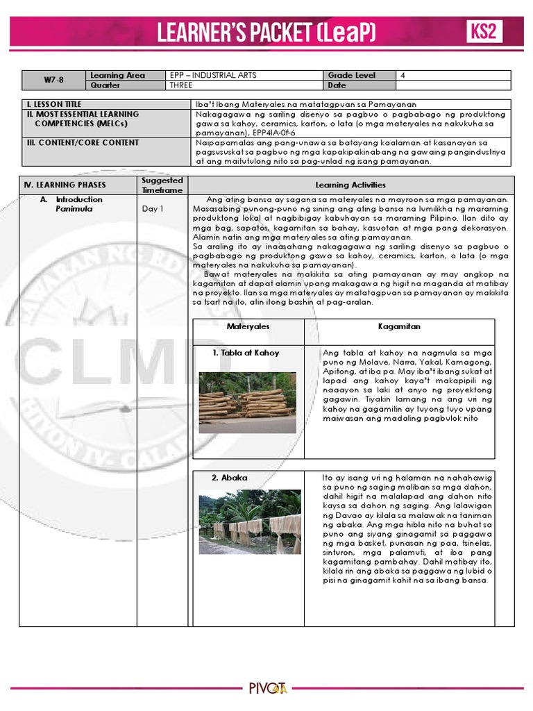 EPP IA G4 w7&8 | PDF