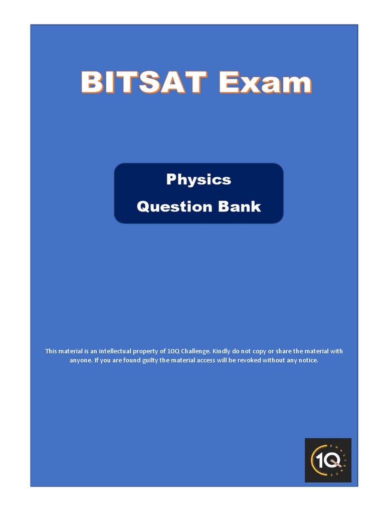 Banque de Questions en Physique 10Q | PDF