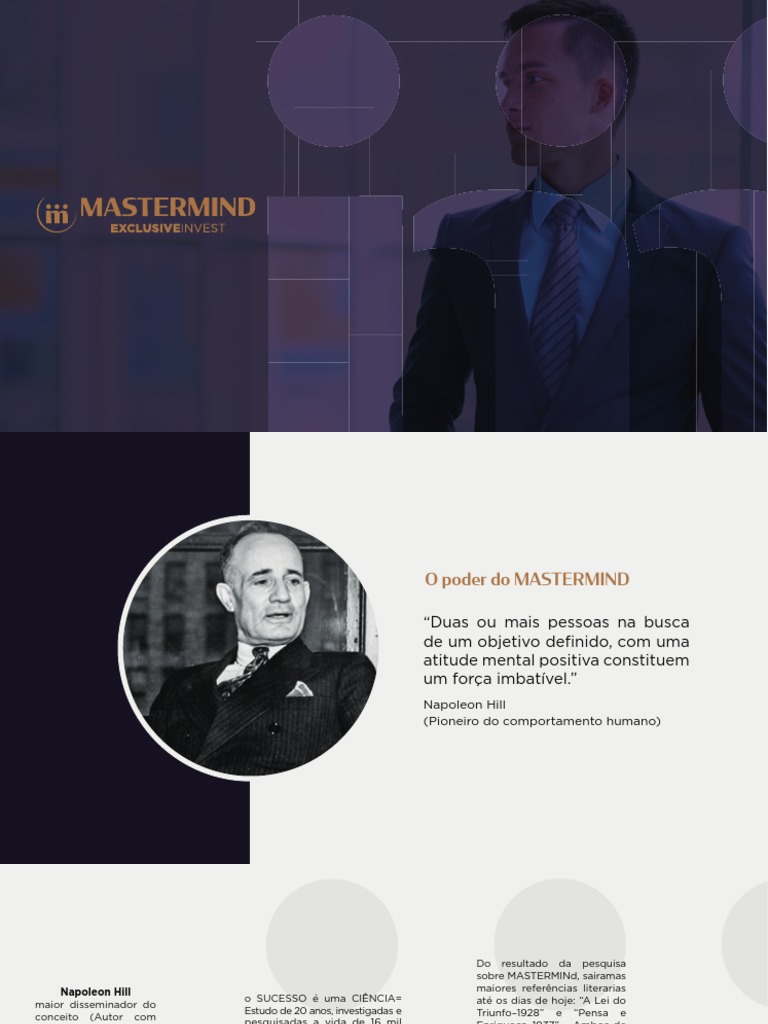 O Poder Do MASTERMIND | PDF | Napoleon Hill