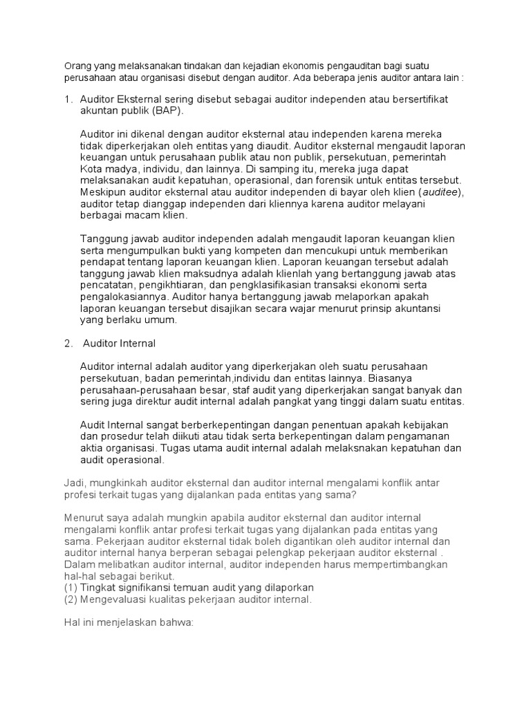 Diskusi 2 Auditing | PDF