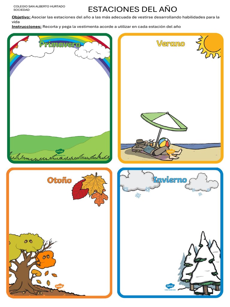 Estaciones Del Año | PDF
