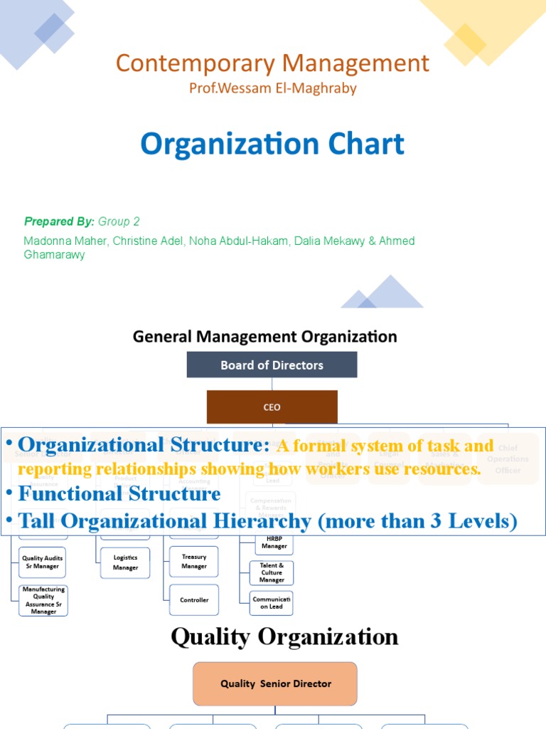Org Chart | PDF | Procurement | Financial Economics