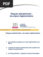 Presentation 1 | PDF | Risque opérationnel | Risque