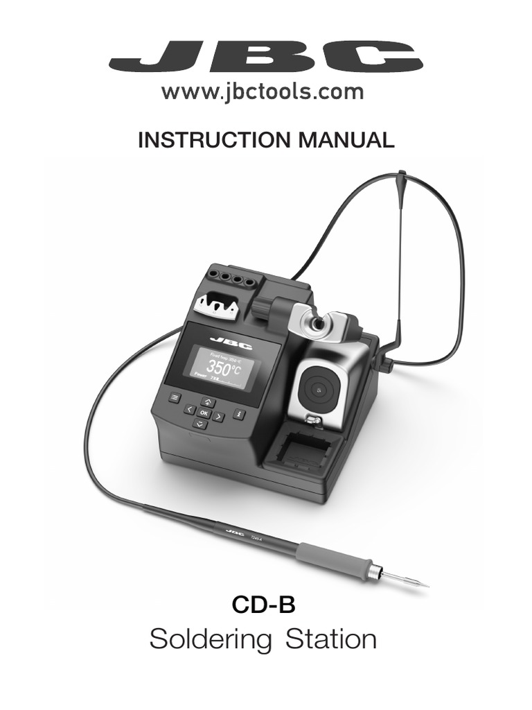 JBC CD-2BQF Manual PDF | PDF | Electrical Connector | Soldering