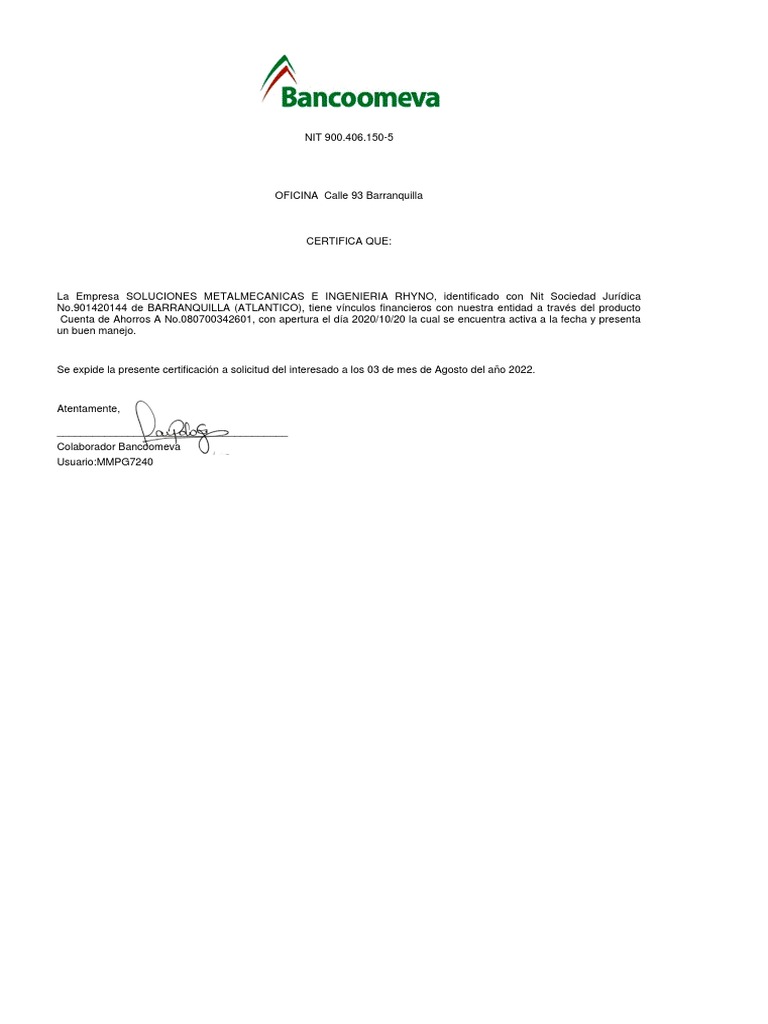 Certificación Cliente - 220803 - 152435 | PDF