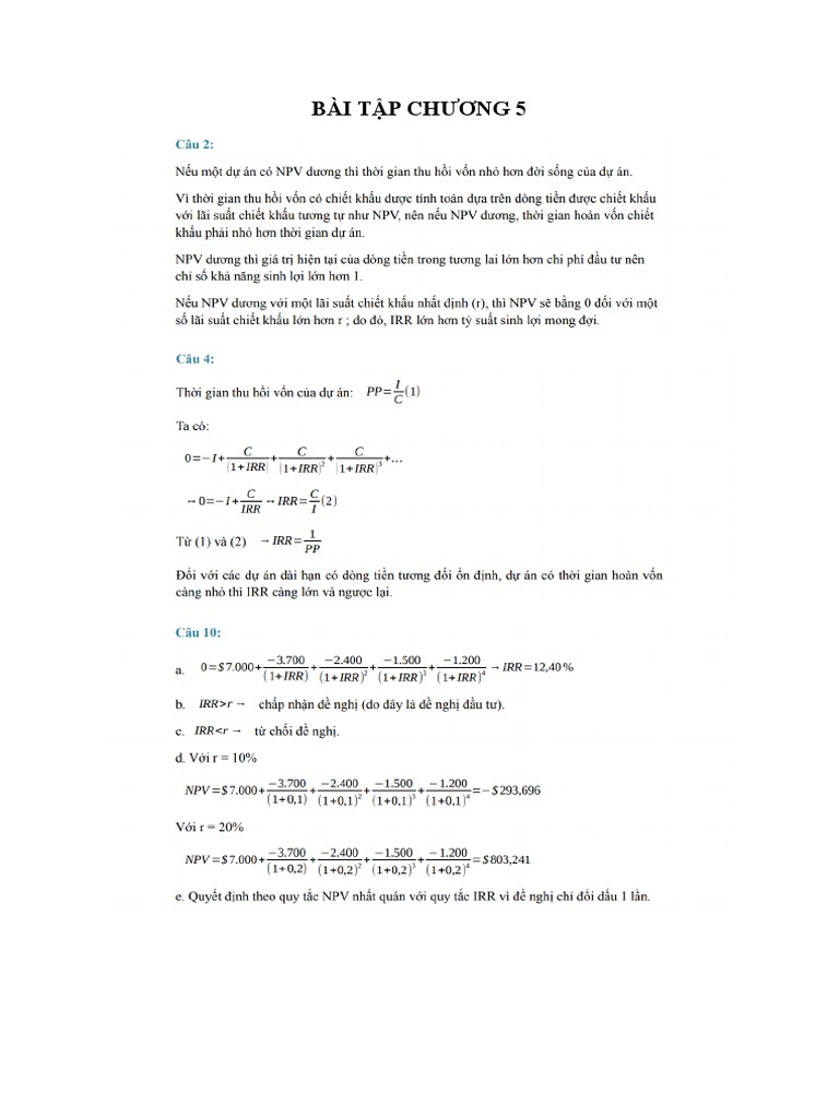 Tcdn-Chương 5 PDF | PDF