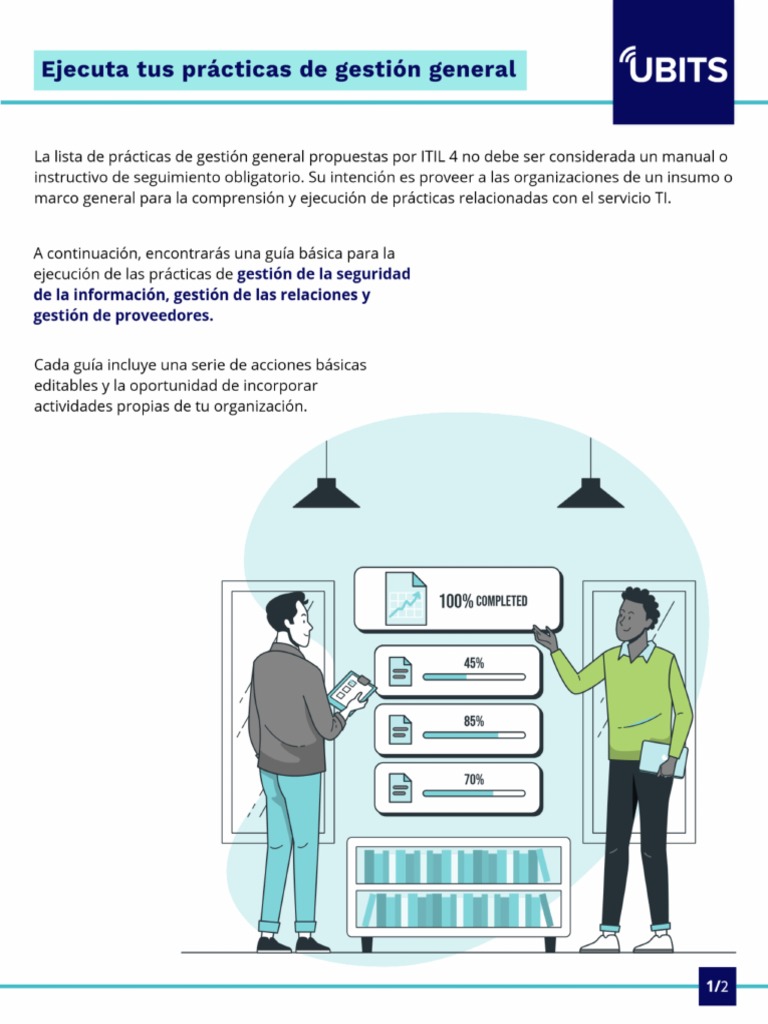 Prácticas de Gestión General de ITIL V4 | PDF