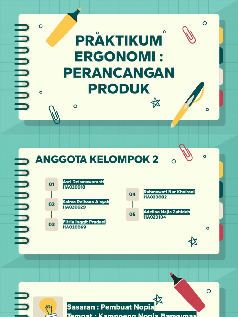 Kelompok 2 - PPT Praktikum Ergonomi | PDF