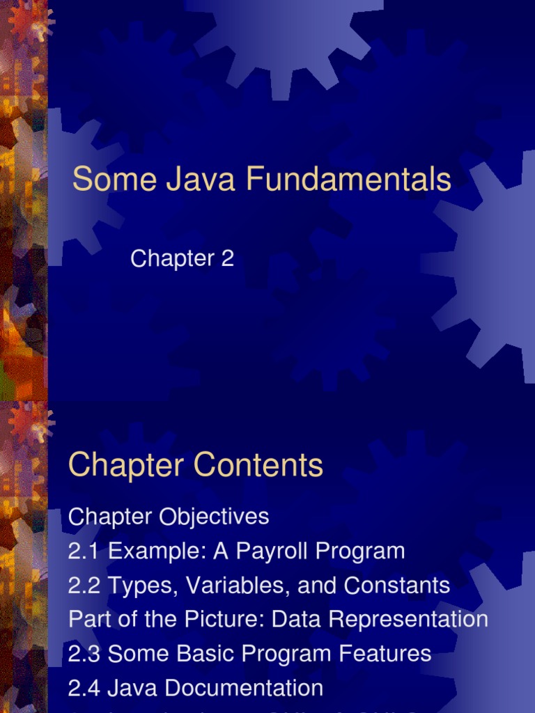 Java Fundamentals Pdf Class Computer Programming Method 4595
