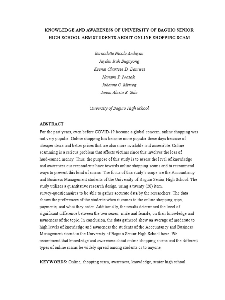 Final Updated Manuscript | PDF | Survey Methodology | Online Shopping