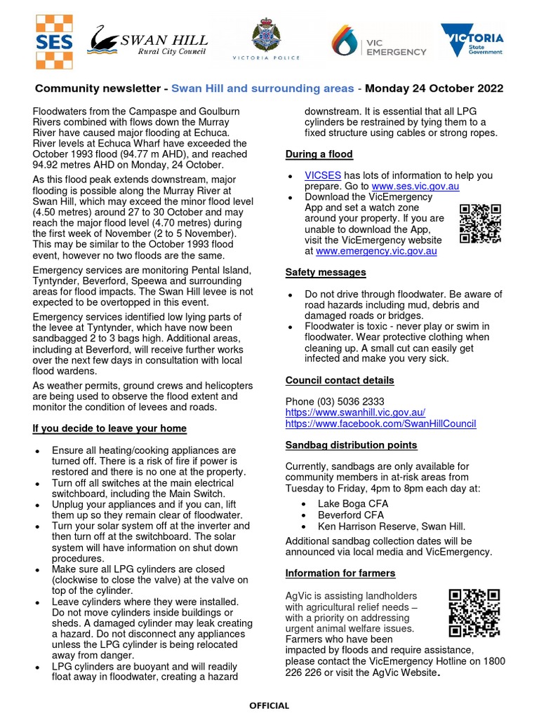 Community Newsletter - Swan Hill and Surrounding Areas - 24 October ...