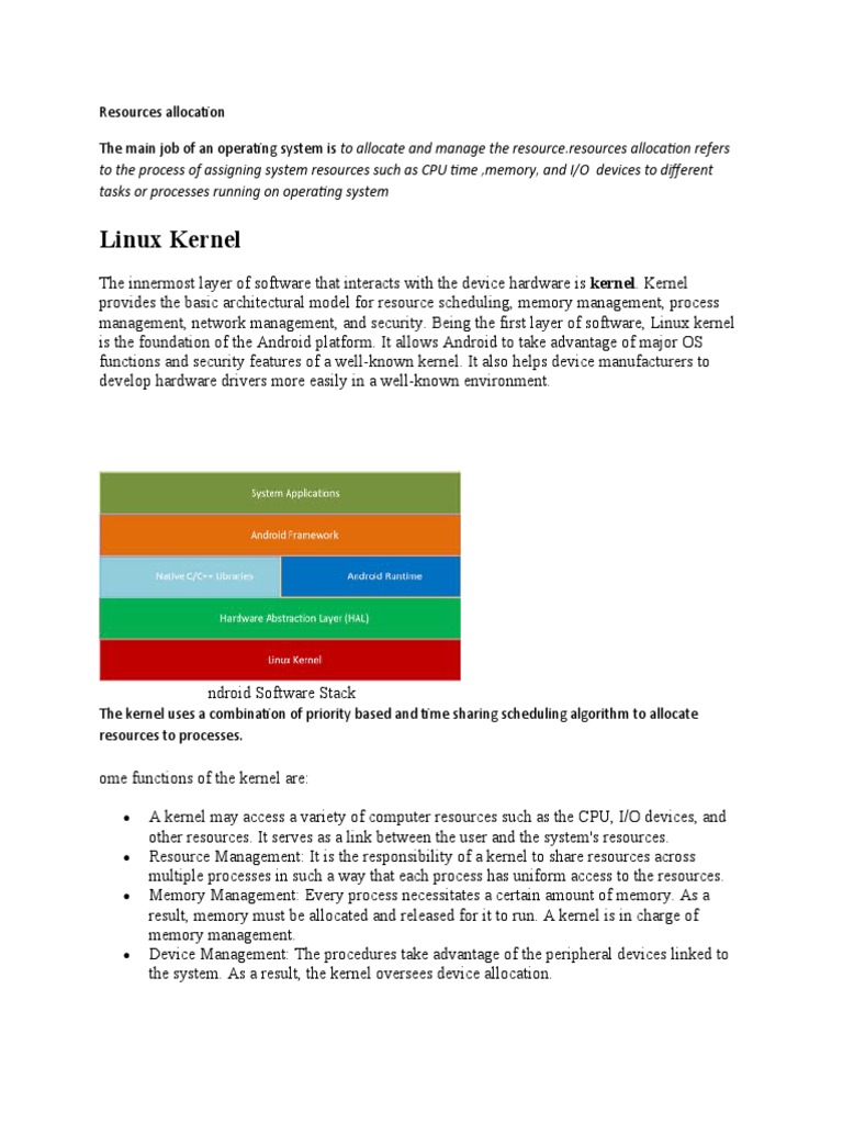 Resources Allocation Pdf Process Computing Operating System